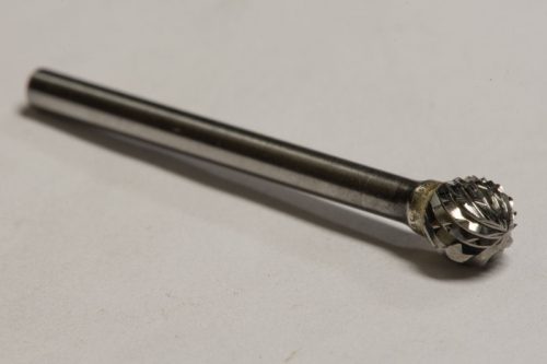 1/4" Carbide Burrs on 1/8" Steel Shank High Quality Tools Made in USA