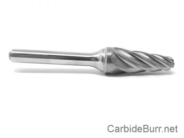 SL-7 NF Aluminum Cut Carbide Burr Die Grinder Bit Non-Ferrous